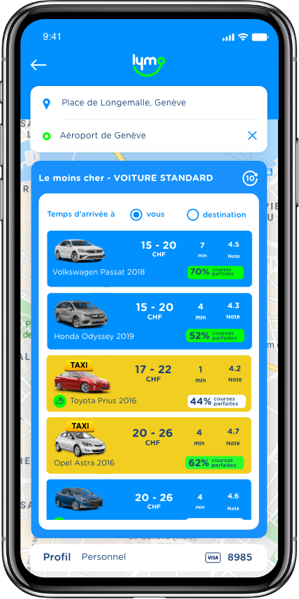 Genève : la plateforme VTC Lymo reprend du service