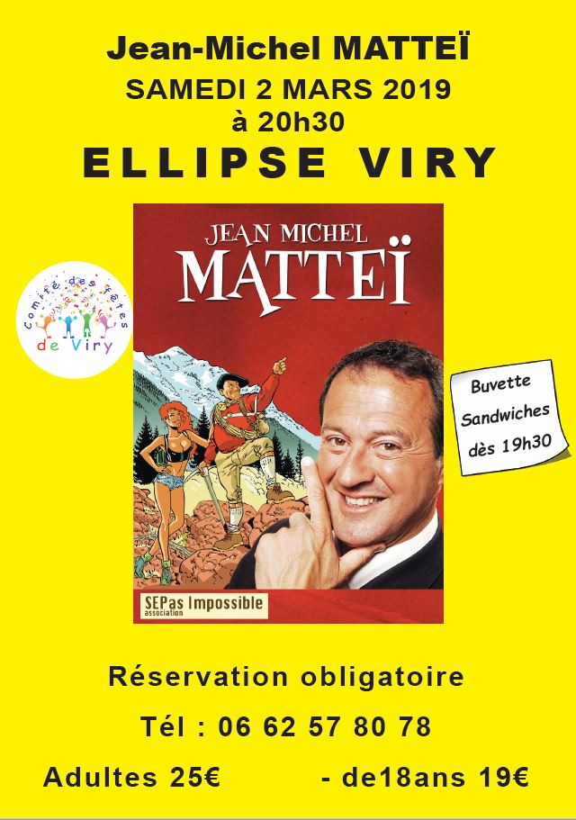 Viry - spectacle de Jean-Michel MATTEI - Agenda