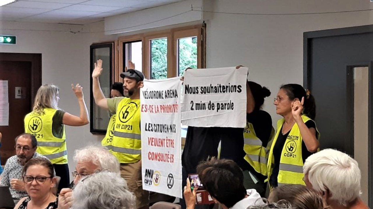 Nouvelle action contre la Haute-Savoie Arena